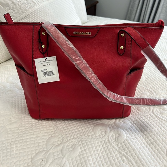 Stella & Max | Bags | Stella Max Leather Tote Bag | Poshmark